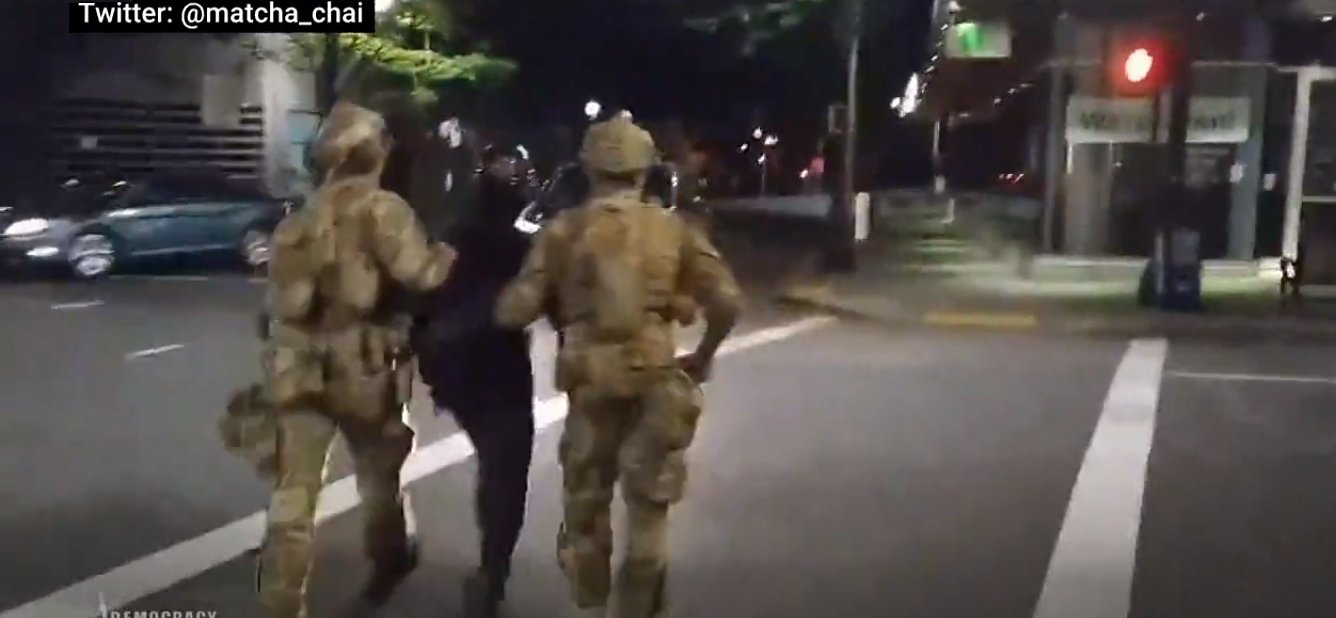 Invasive Trump Police Goons Gas Portland Mayor in Street - Boston Lawyers